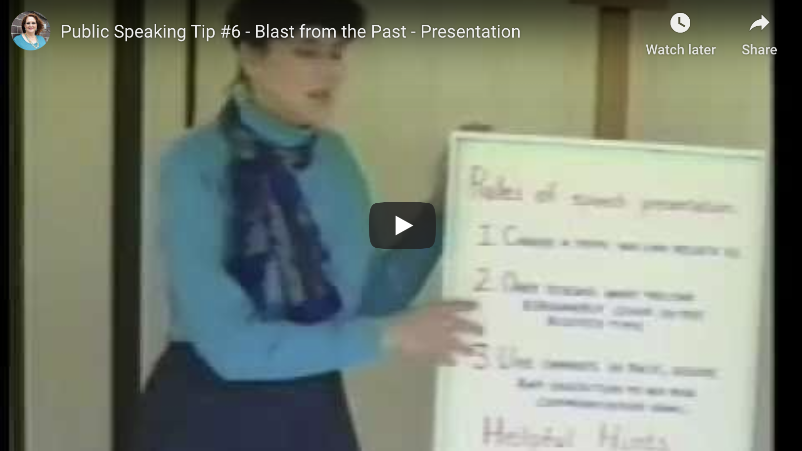 Public Speaking Tip #6: Present Your Speech Well | Public Speaking ...