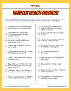 Best Practices for Handouts [Ultimate Guide] | Handout Design
