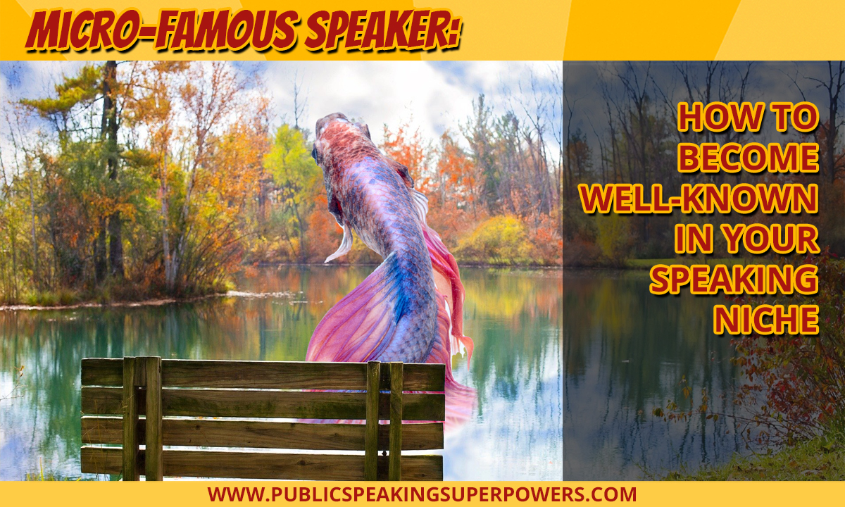 Micro-Famous Speaker: How to Become Well-Known in Your Speaking Niche ...