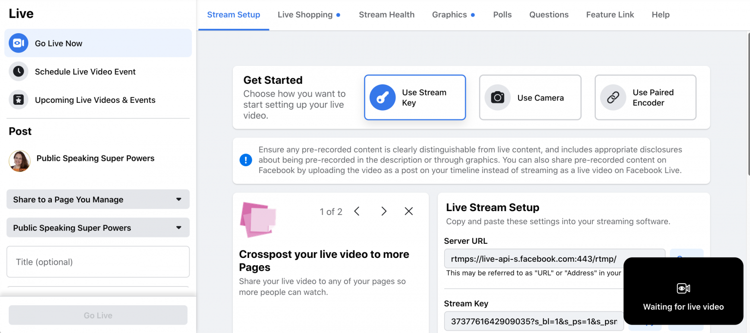Getting Started on Facebook Live: A Quick Tour – Public Speaking Super ...
